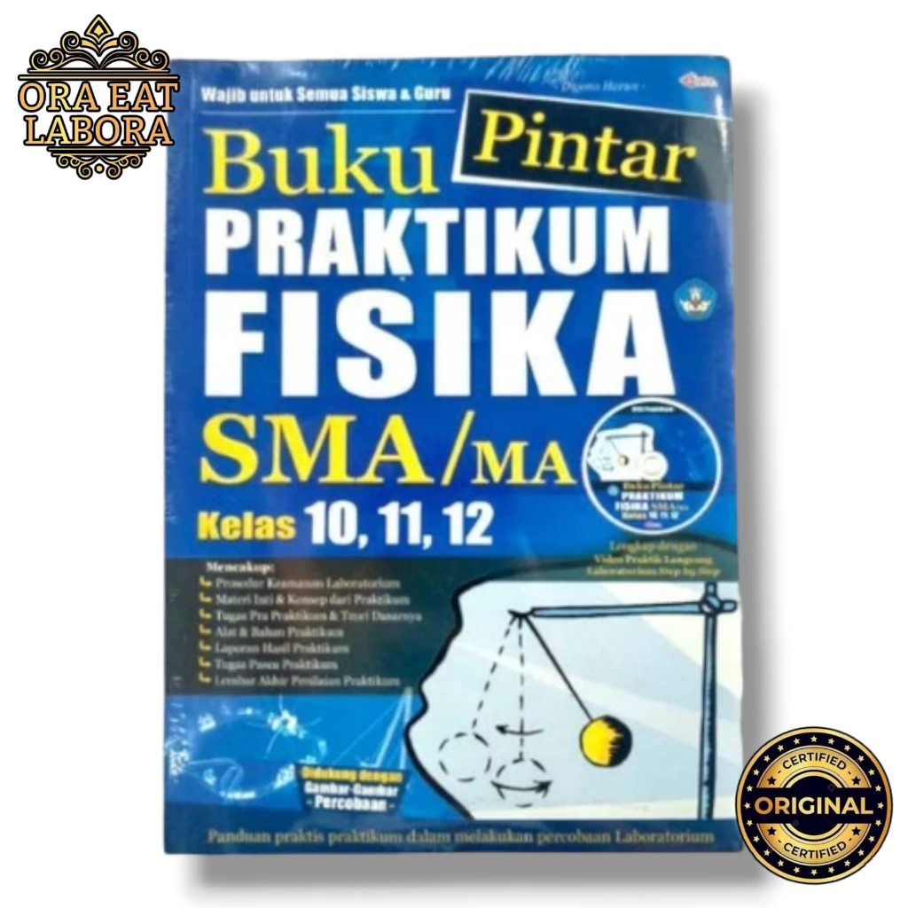 Jual Buku Original Buku Pintar Praktikum Fisika SMA/MA Kelas 10,11,12 - Ora Eat Labora | Shopee ...
