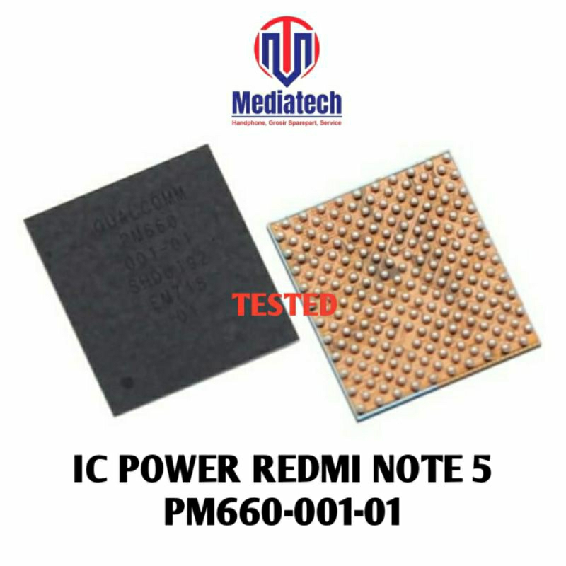 Jual IC POWER REDMI NOTE 5/PM660-001-01) AA TESTED ORIGINAL | Shopee ...