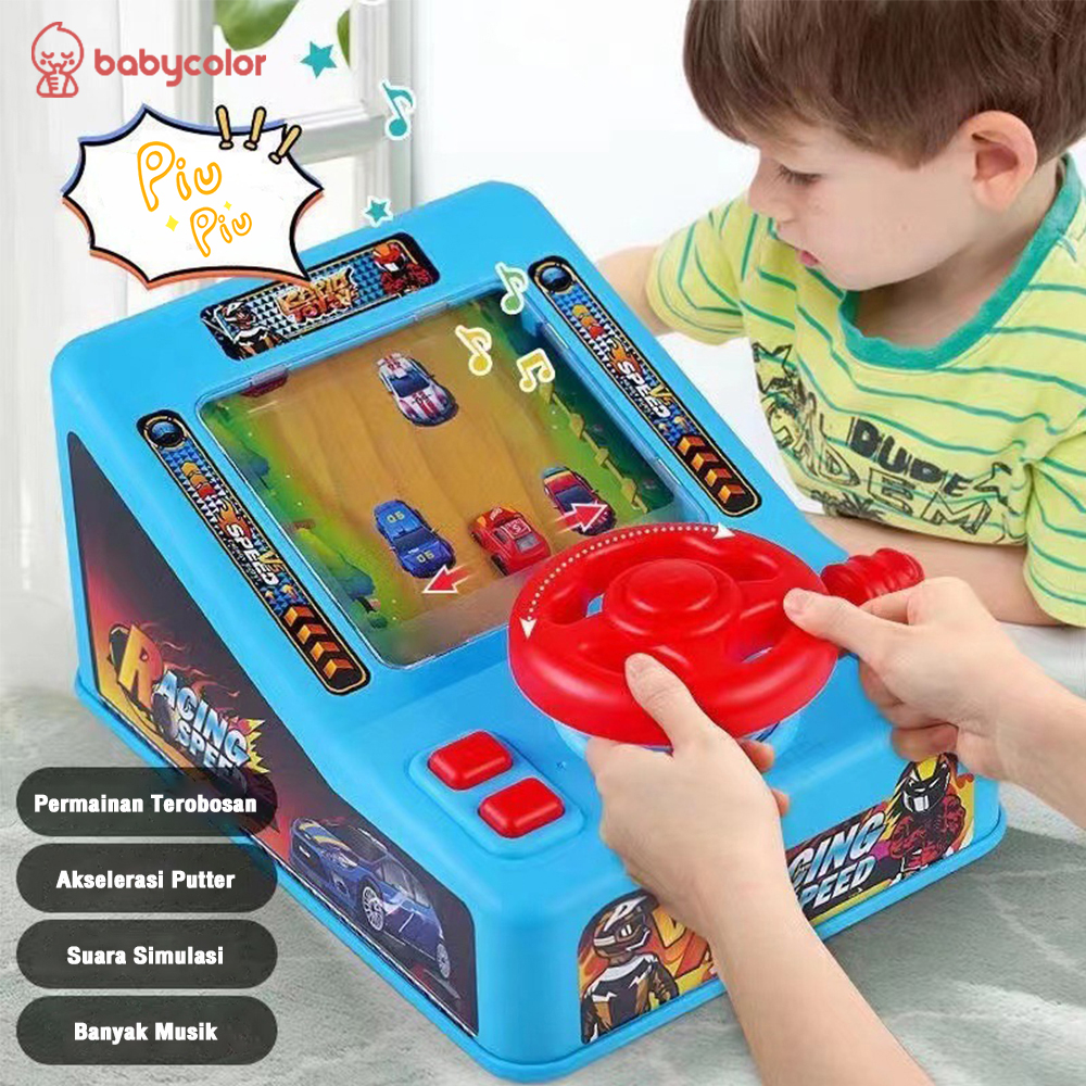 Jual Babycolor Mainan Game Balap Setir Mobil Racing Game Simulator Anak ...