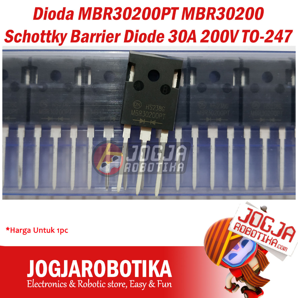 Jual Dioda MBR30200PT MBR30200 Schottky Barrier Diode 30A 200V TO-247 | Shopee Indonesia