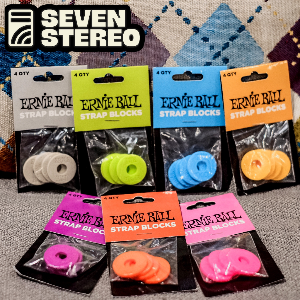 Jual Ernie Ball Rubber Strap Block 4 Pack | Shopee Indonesia