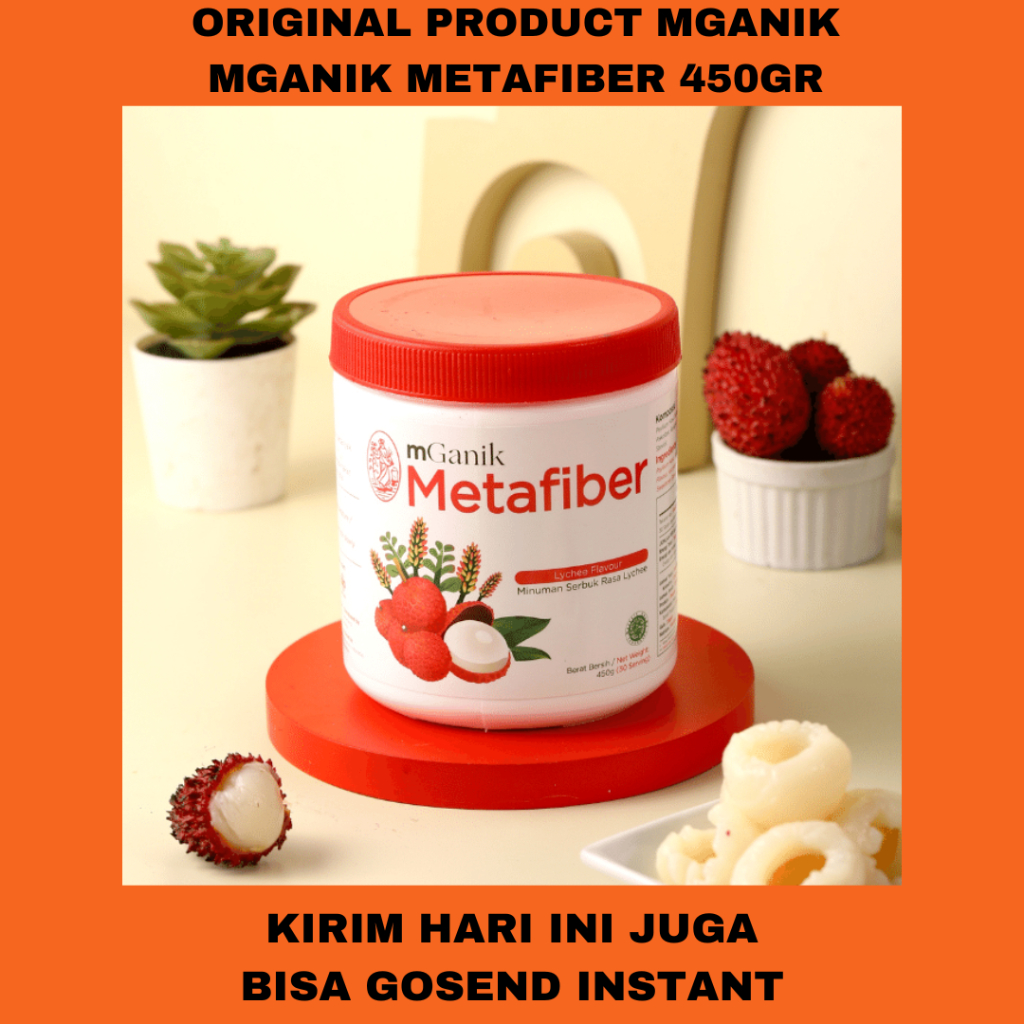Jual mGanik - Metafiber 450gr Rasa Leci dan Jeruk Yuzu Minuman Fiber ...