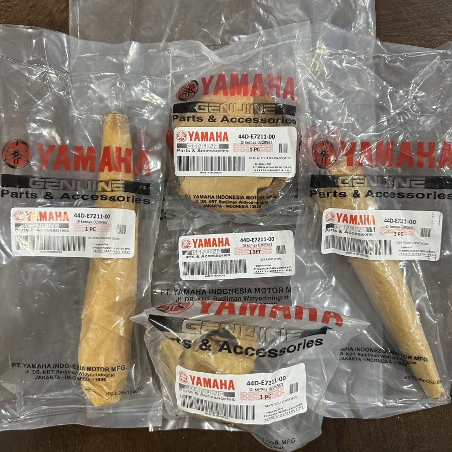 Jual 44D GIGI RASIO SET ASSY KIT MOTOR XEON RC GT 125 AEROX GARDAN GEAR ...