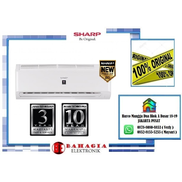 Jual SHARP AH-AP5BMY AC PLASMACLUSTER | Shopee Indonesia