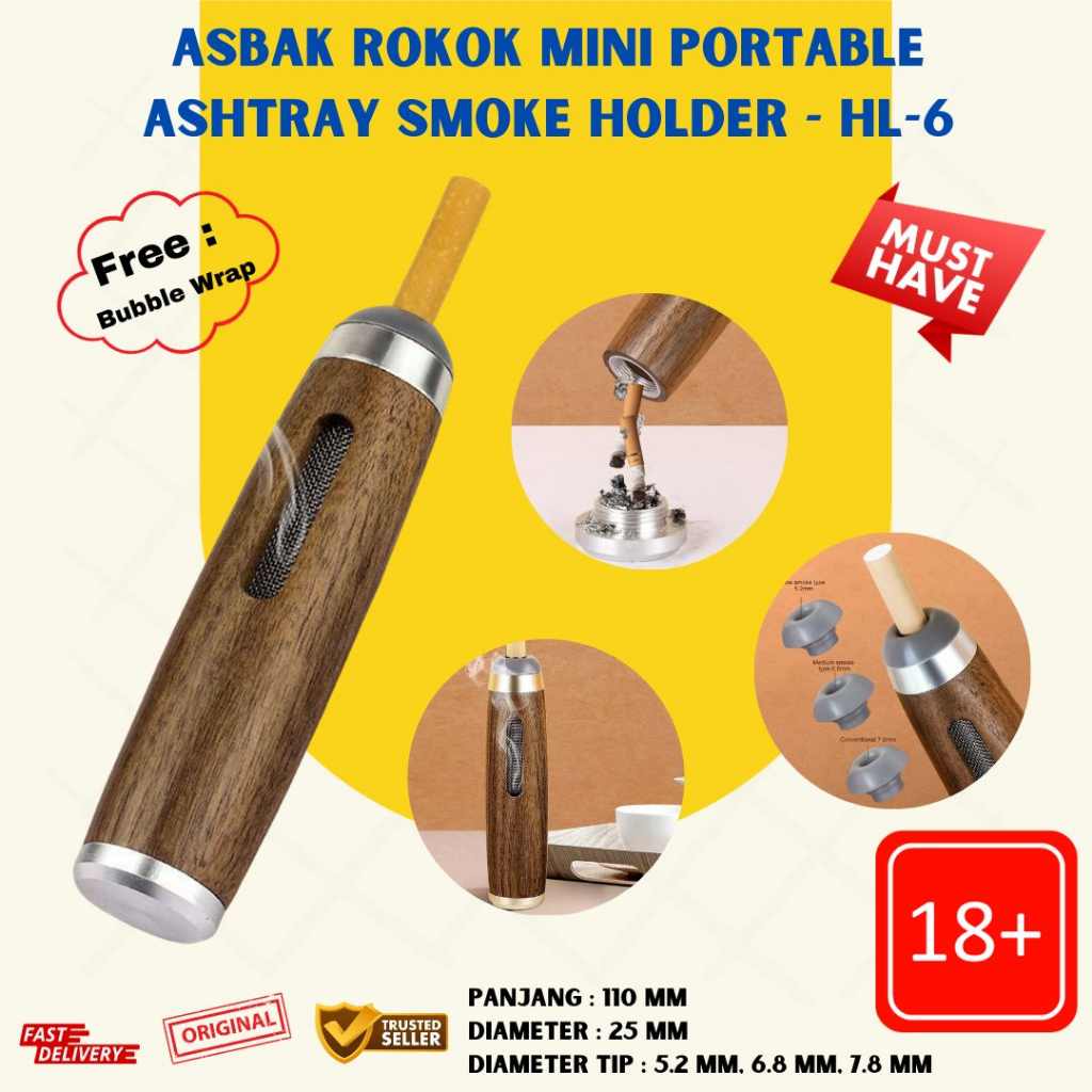 Jual Asbak Portabel Walnut Mini Portable Mini Walnut Ashtray Holder ...