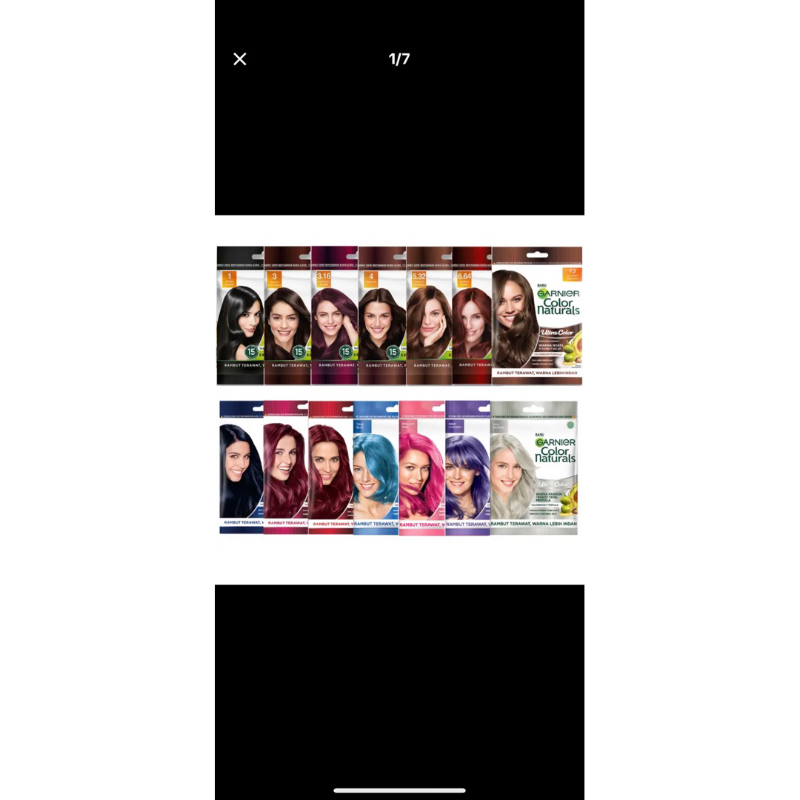 Jual Garnier Hair Color Sachet | Garnier Pewarna Rambut Sachet ...