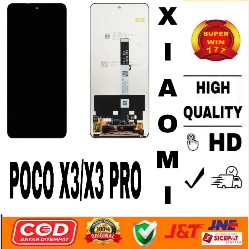 Jual LCD POCO X3/X3 NFC/X3 PRO ORIGINAL FULL SET | Shopee Indonesia