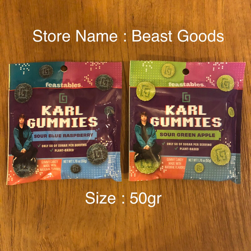 Jual MrBeast Feastables Karl Gummies - Mr Beast | Shopee Indonesia