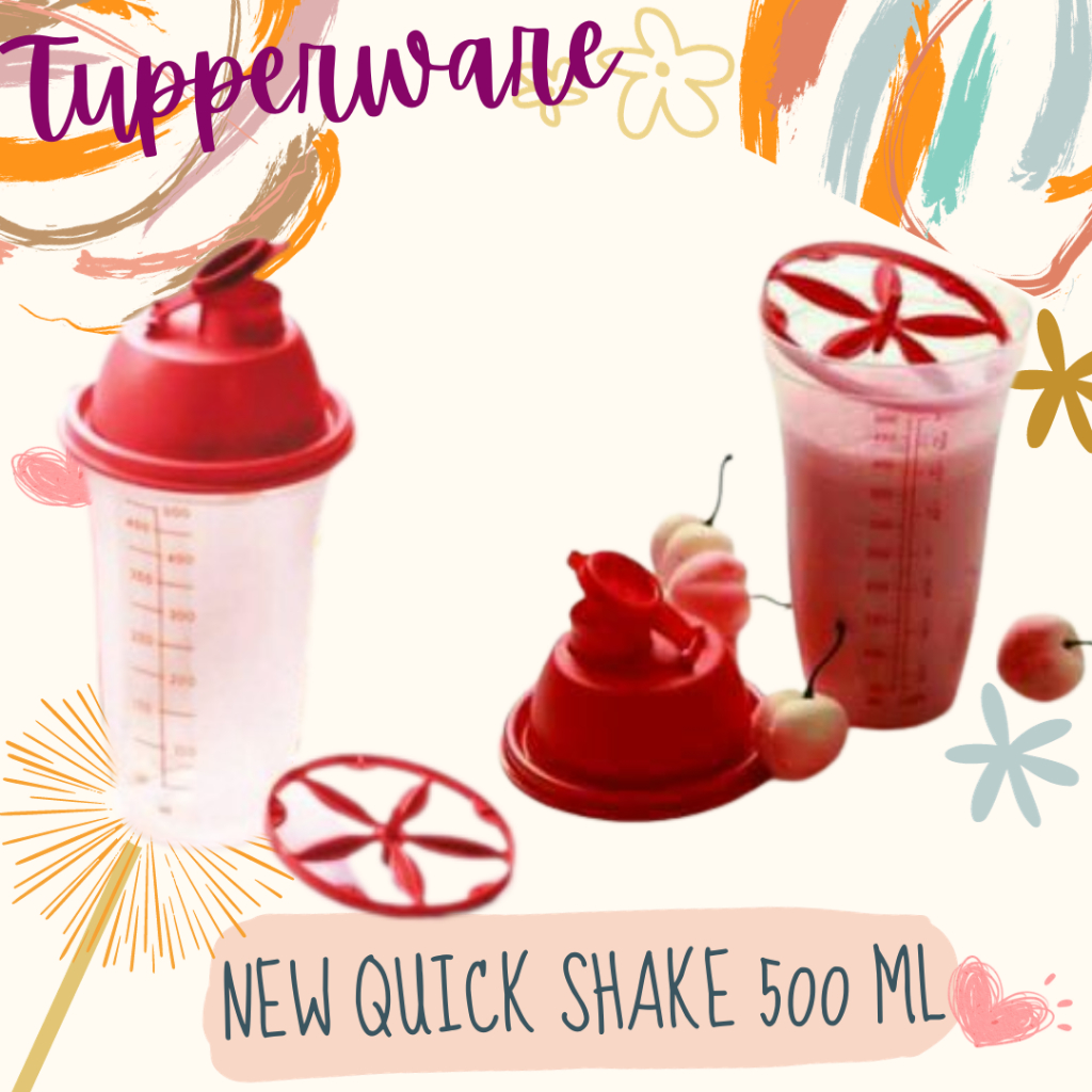 Jual Tupperware New Quick Shake 500 ml | Shopee Indonesia