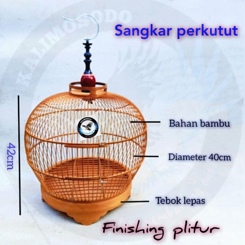 Jual Sangkar perkutut full bambu | Shopee Indonesia