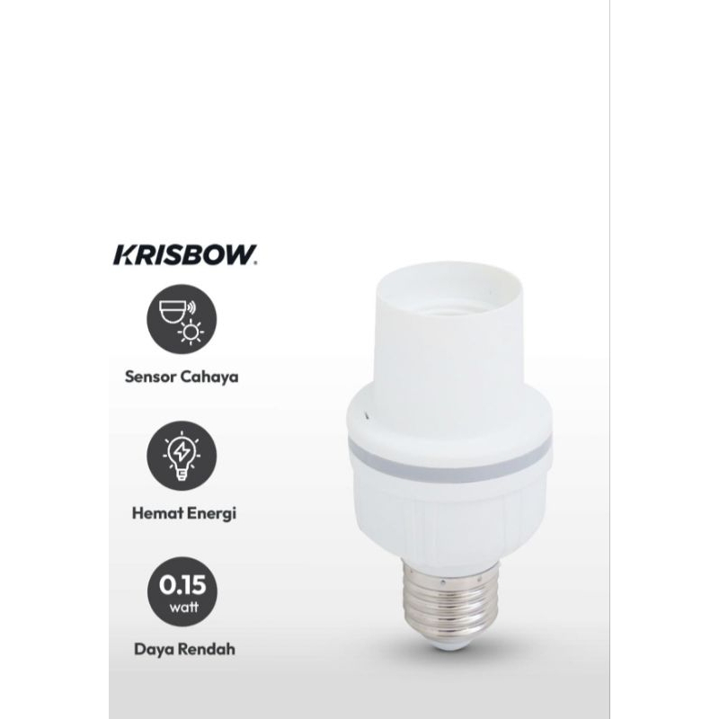 Jual Krisbow Soket Lampu Otomatis Sensor Cahaya | Shopee Indonesia Jual Krisbow Soket Lampu Otomatis Sensor Cahaya | Shopee Indonesia
