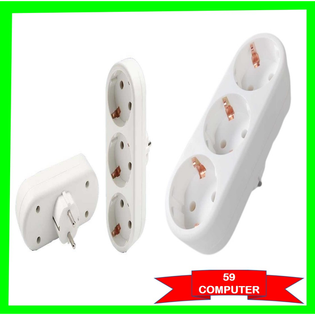 Jual Colokan Listrik / Terminal Listrik / Steker Listrik / Stop Kontak Colokan Steker 3 Lubang ...