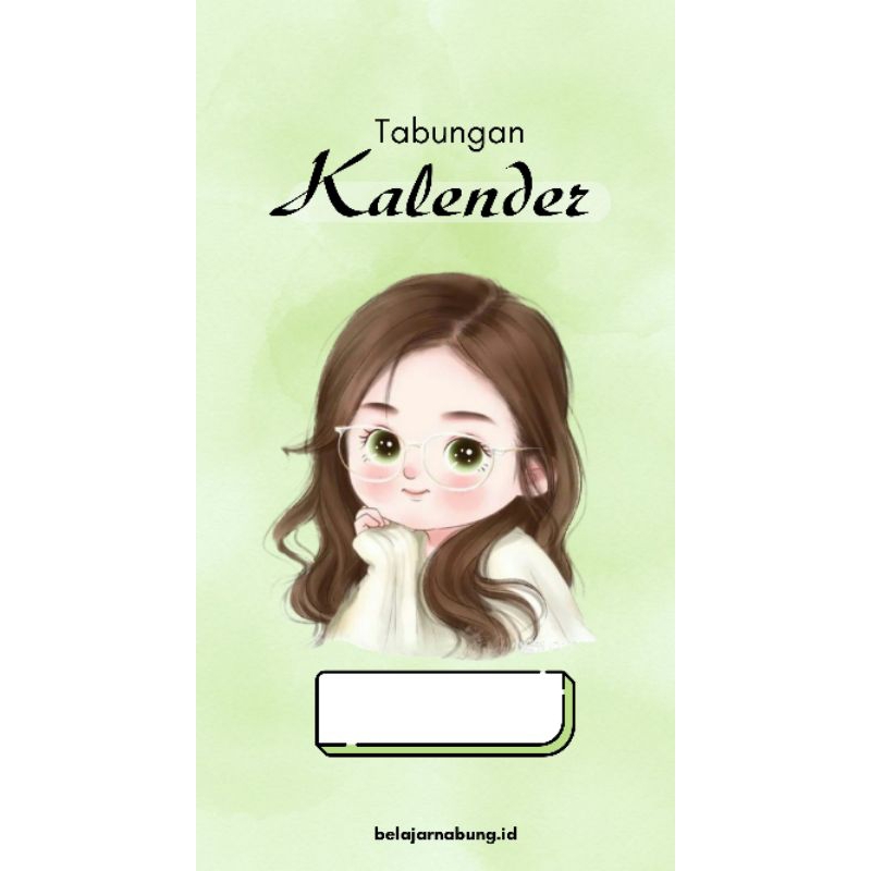 Jual Cover tabungan kalender binder A6 | Shopee Indonesia
