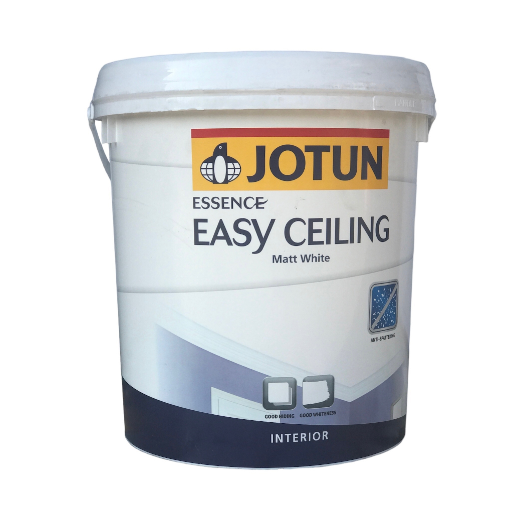 Jual Cat Plafon Gypsum Jotun Essence Easy Ceiling Matt White 18 liter ...