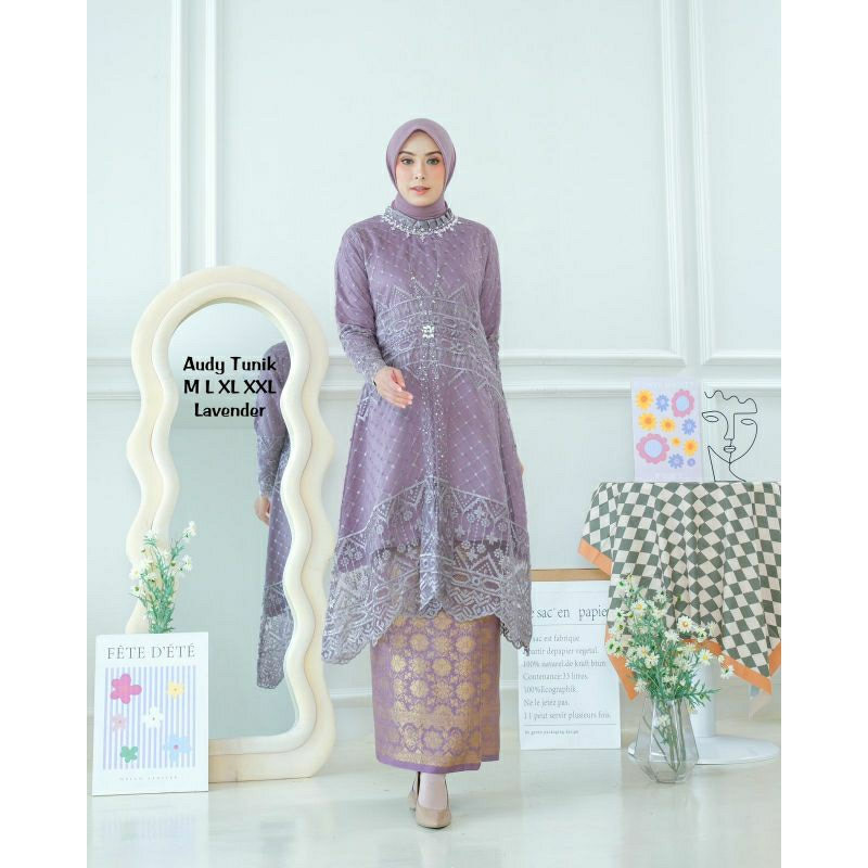Jual NEW ARRIVALL LUNA TUNIK SET ROK SONGKET / KEBAYA / BAJU KONDANGAN ...