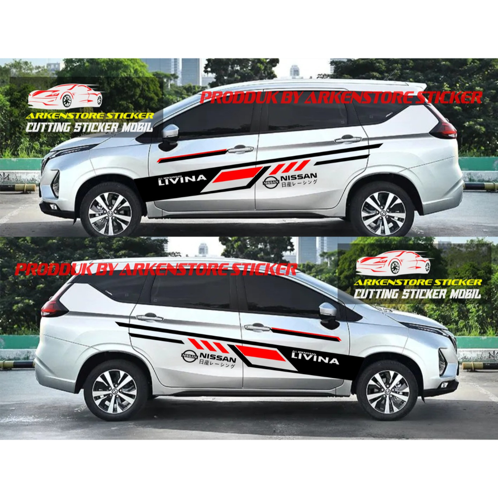 Jual sticker list mobil all new nissan livina cutting sticker mobil all ...