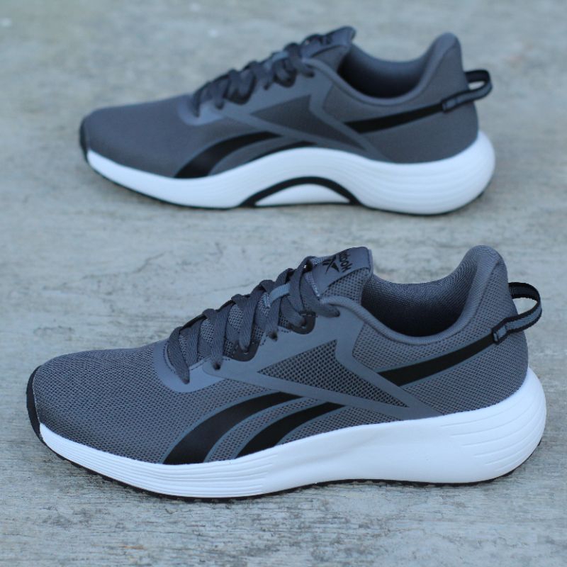 Jual sepatu reebok lite plus men running shoes grey | Shopee Indonesia