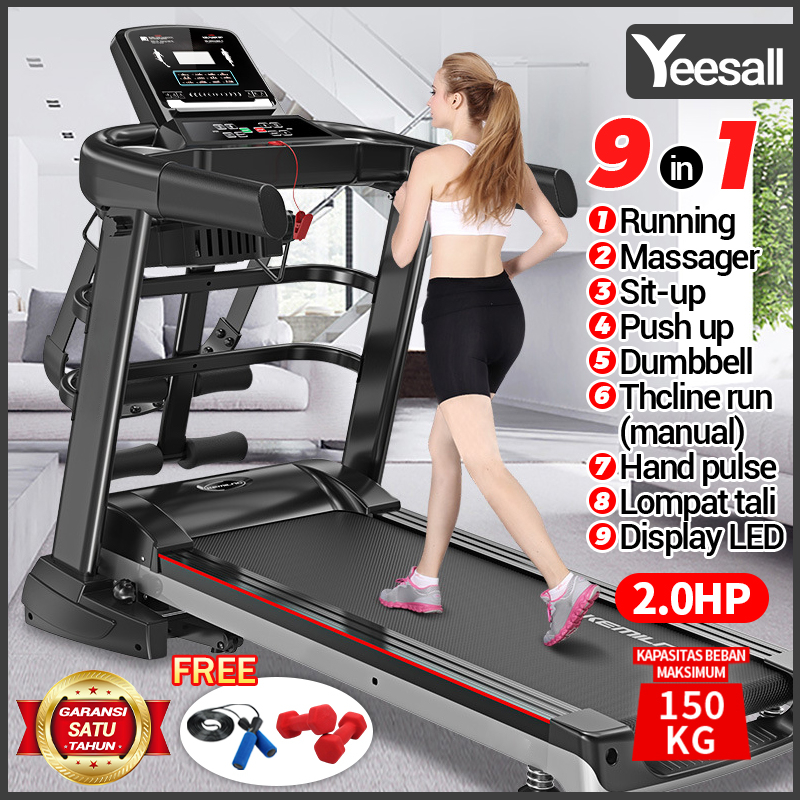 Jual Treadmill Listrik / Alat fitness treadmill elektrik LED ...