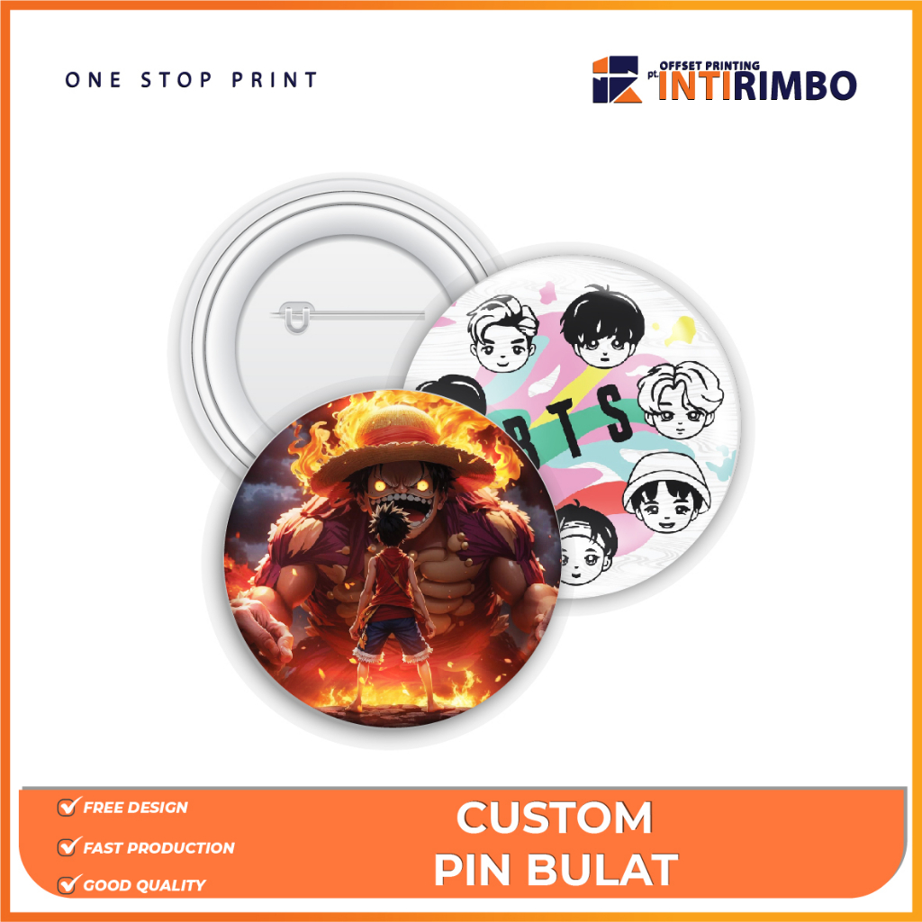 Jual Pin Peniti Bulat Custom Design - Pin Peniti | Shopee Indonesia
