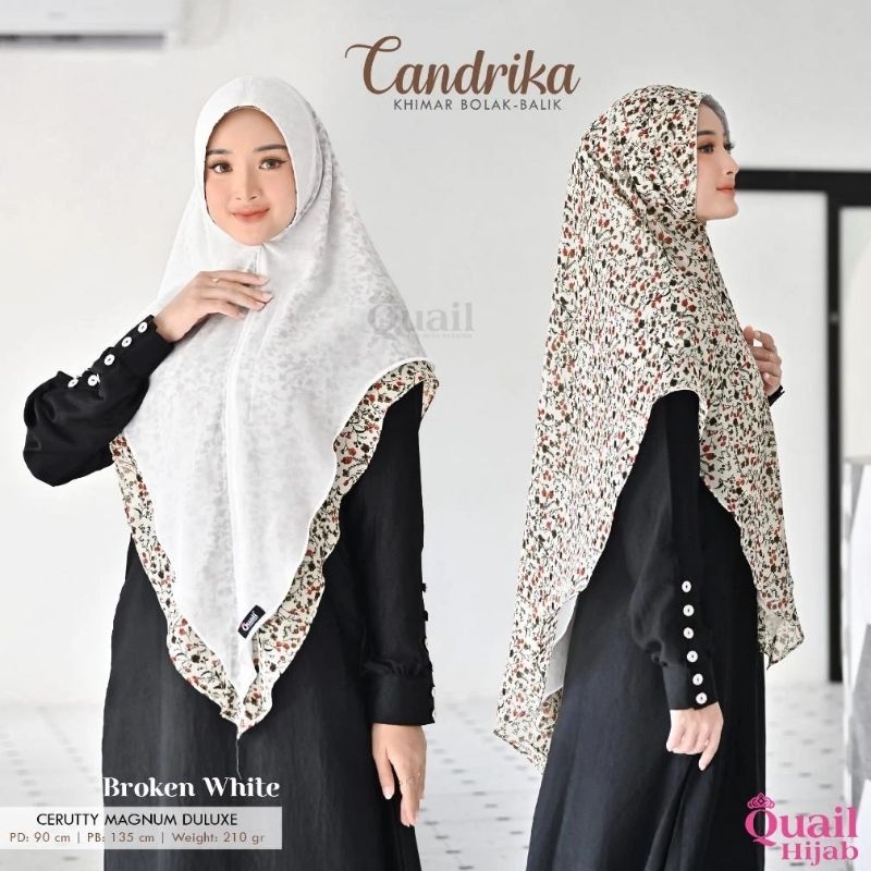 Jual quail hijab - candrika hijab langsungan original by quail hijab ceruty magnum | Shopee ...