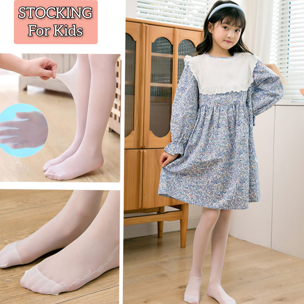 Jual Stocking Panty Anak Usia 3-7 Warna Kulit Stoking Celana Sepinggang ...