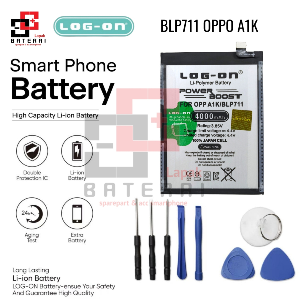 Jual Log On - BLP711 / BLP721 Oppo A1K CPH1923 Power Boost Original ...