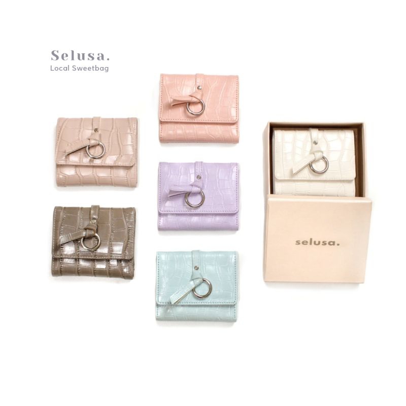 Jual SELUSA LEONOR WALLET (Free Exclusive Hard Box) | Dompet Lipat ...
