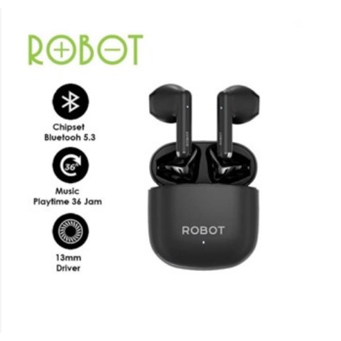 Jual Headset Bluetooth Robot T60 TWS Half Ear Wireless | Shopee Indonesia