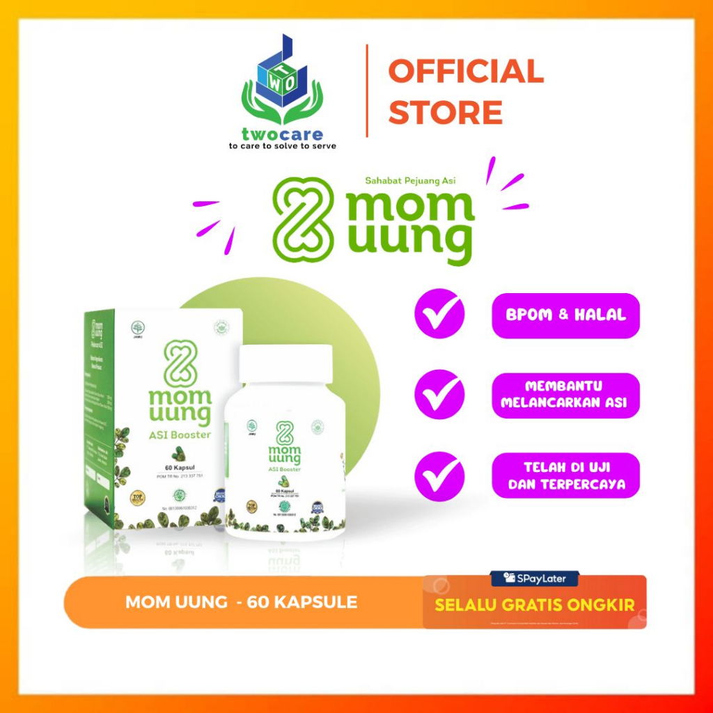 Jual MomUung MOM UUNG ASI BOOSTER / PELANCAR ASI 60 Kapsul Kelor Ikan ...