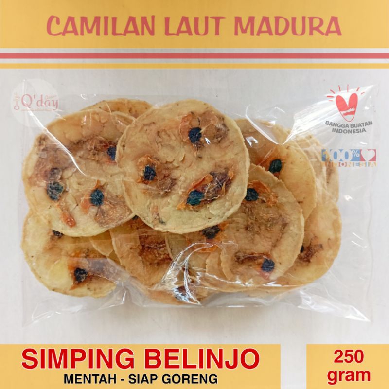 Jual Simping Melinjo Mentah Siap Goreng Camilan Laut Madura Oleh-oleh ...