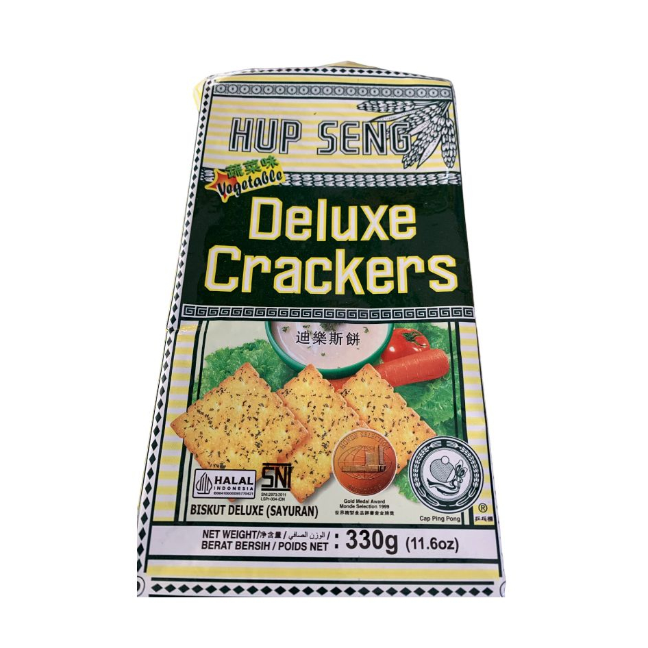 Jual HUP SENG Deluxe Crackers Vegetable | HUP SENG Sugar Crackers ...