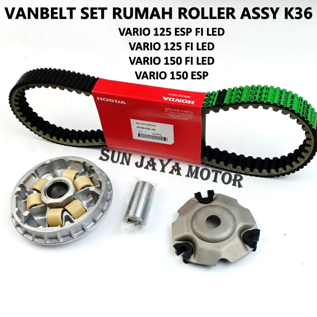 Jual Paket CVT Vanbelt + Rumah Roller Vario 125 FI LED - Vario 150 FI ...