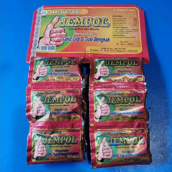 Jual Kapsul Sakit gigi Dan Gusi Cap jempol | Shopee Indonesia