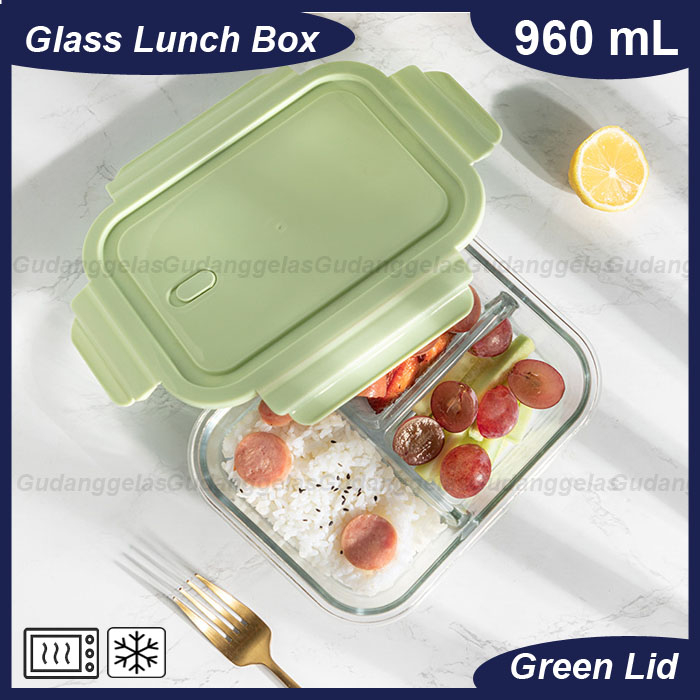 Jual Lunch Box Glass/Kotak Makan Kaca/Box Glass Lunch/Kotak Makan/Lunch ...