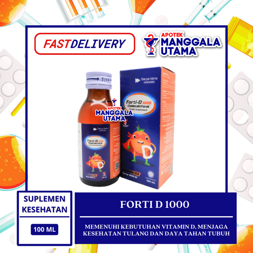 Jual FORTI D 1000 SYRUP 100 ML | Shopee Indonesia
