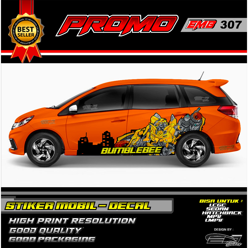 Jual DECAL SEMUA JENIS MOBIL BISA PAKAI DESAIN-STIKER DECAL SISI MOBIL ...