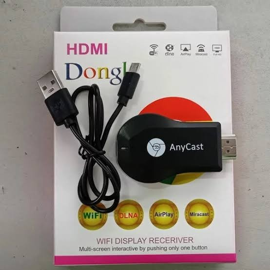 Jual HDMI DONGLE ANYCAST 100% ORIGINAL WIFI DISPLAT ANY CAST TAMPILAN ...