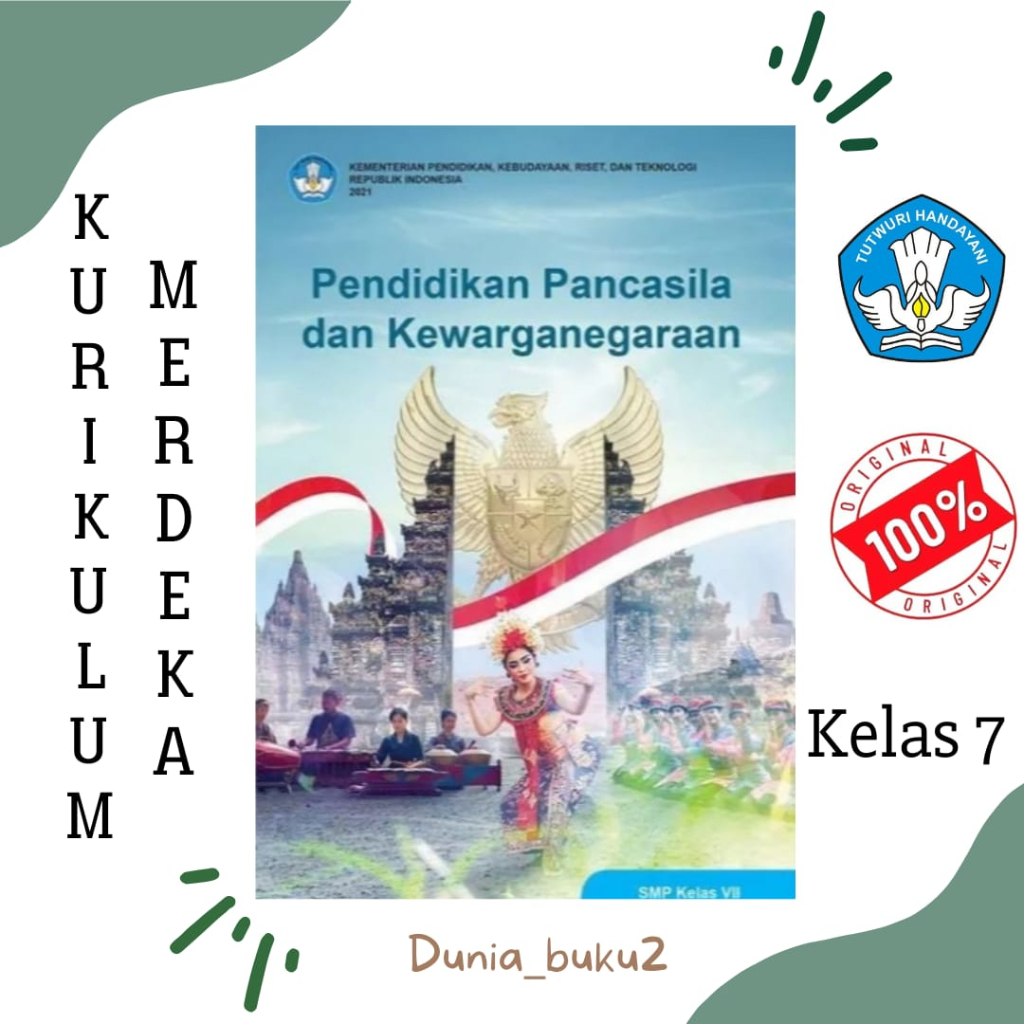 Jual BUKU SISWA PKN KURIKULUM PENGGERAK-MERDEKA KELAS 7 SMP/MTS | Shopee Indonesia