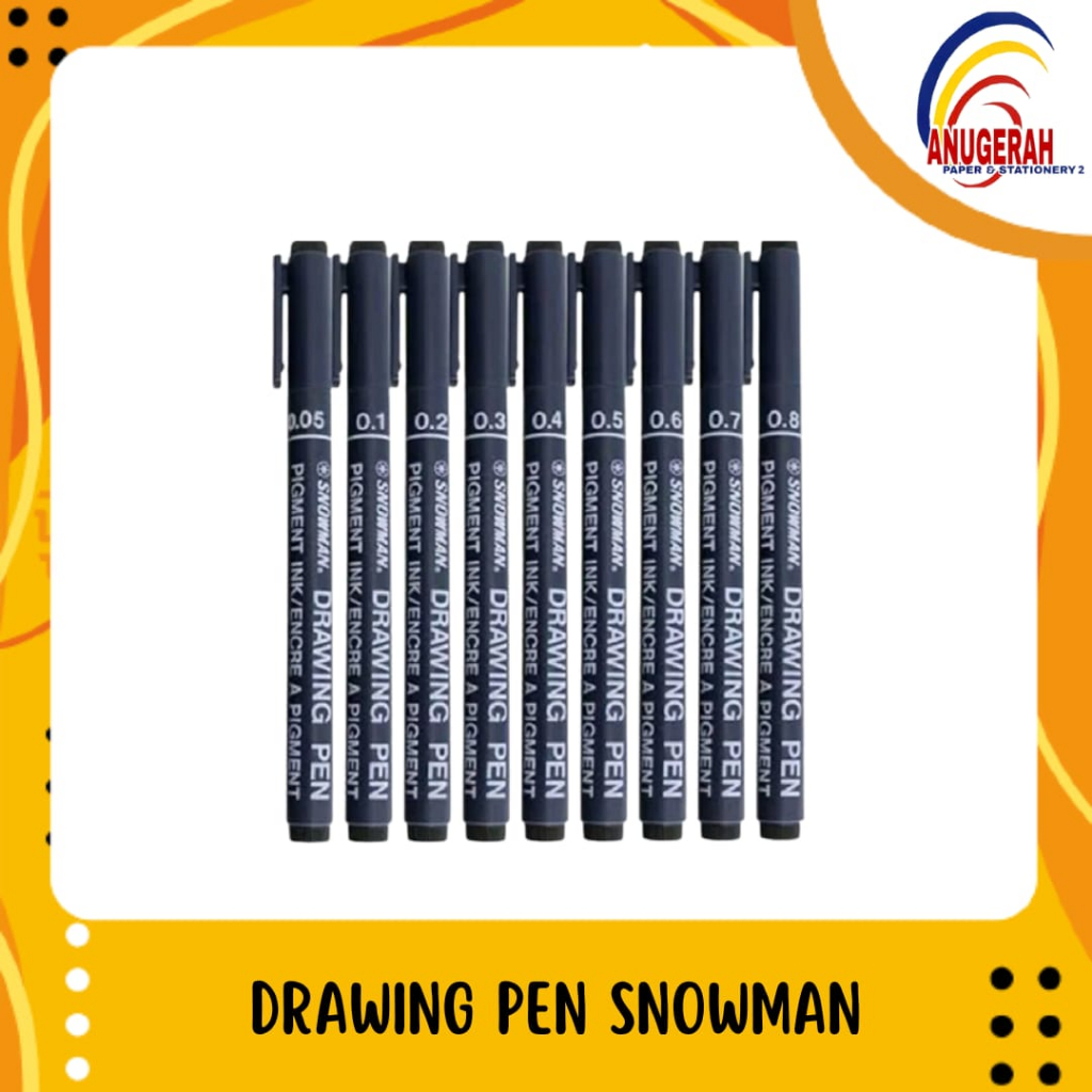 Jual SNOWMAN PEN 005 DRAWING (PCS) | Shopee Indonesia