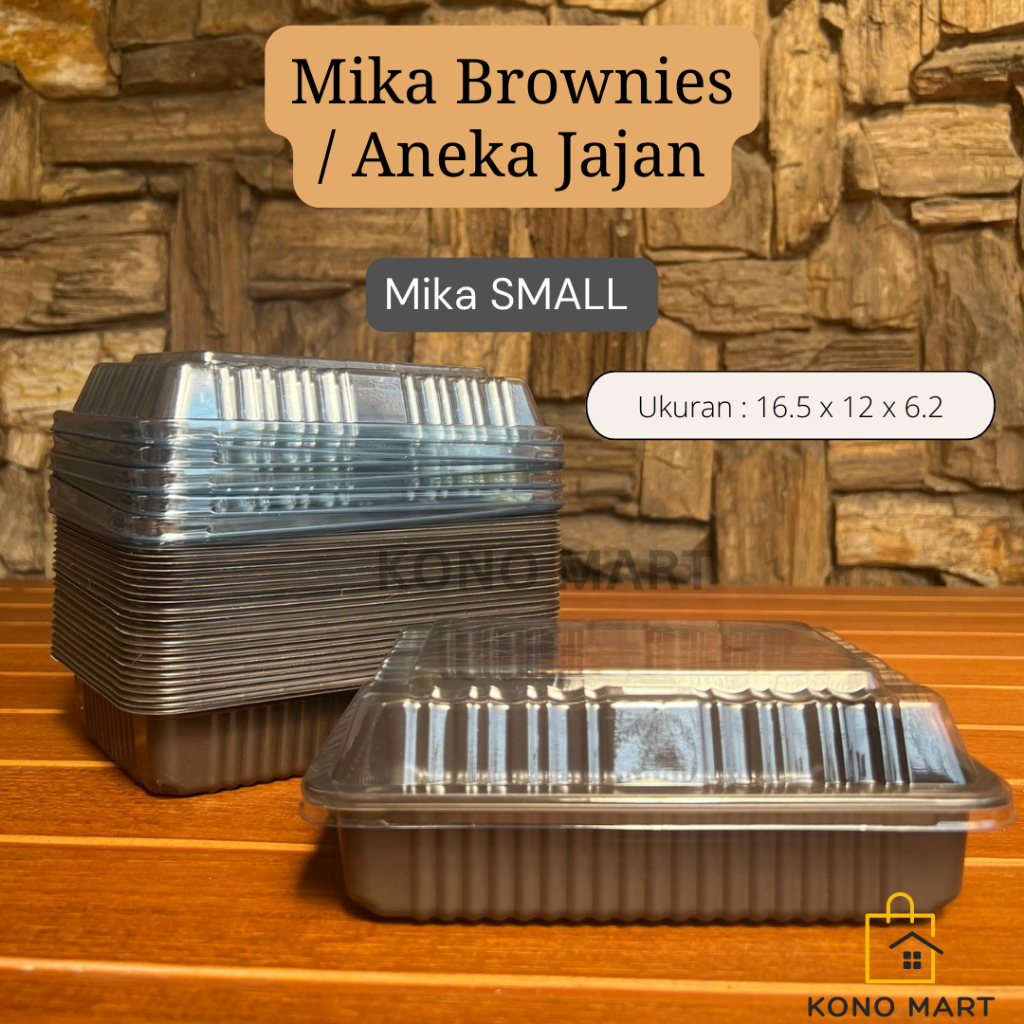 Jual [ECER MIN 10 PCS] MIKA BROWNIES MINI SMALL MEDIUM / MIKA BROWNIES ...