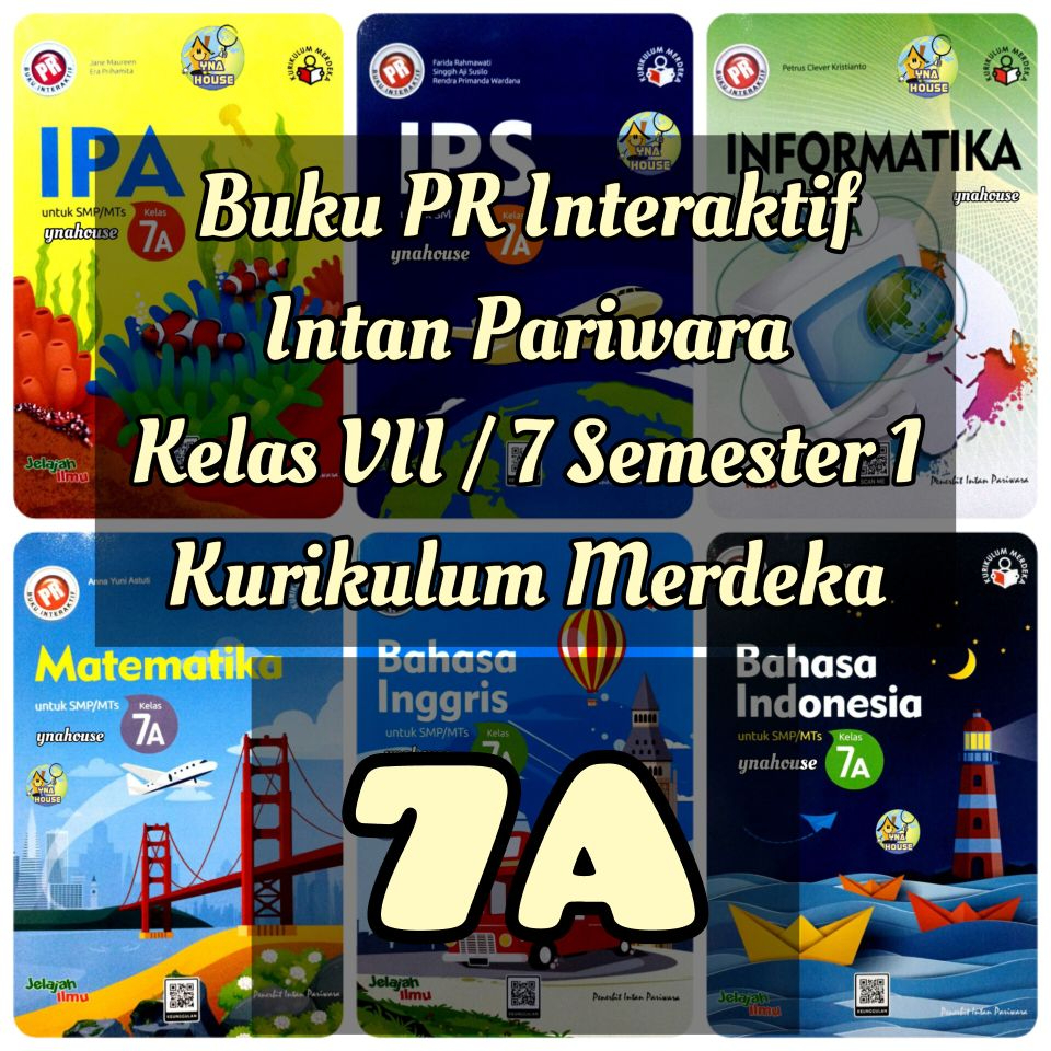 Jual Buku LKS PR Intan Pariwara SMP/MTs Kelas VII/7 Semester 1 Tahun 2023, K-13 / Kurikulum ...