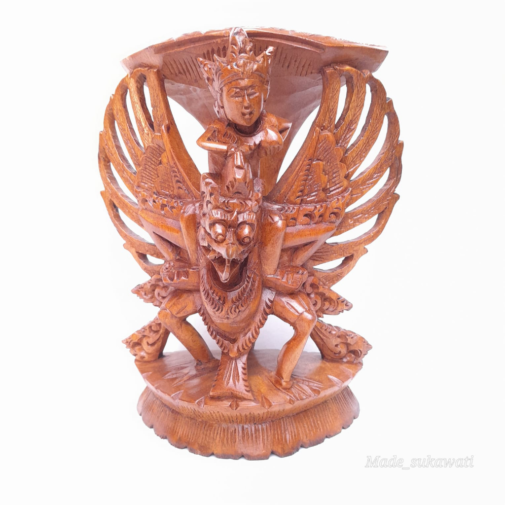 Jual Patung Kayu GWK Garuda Wisnu Kencana kerajinan hiasan dekorasi ...
