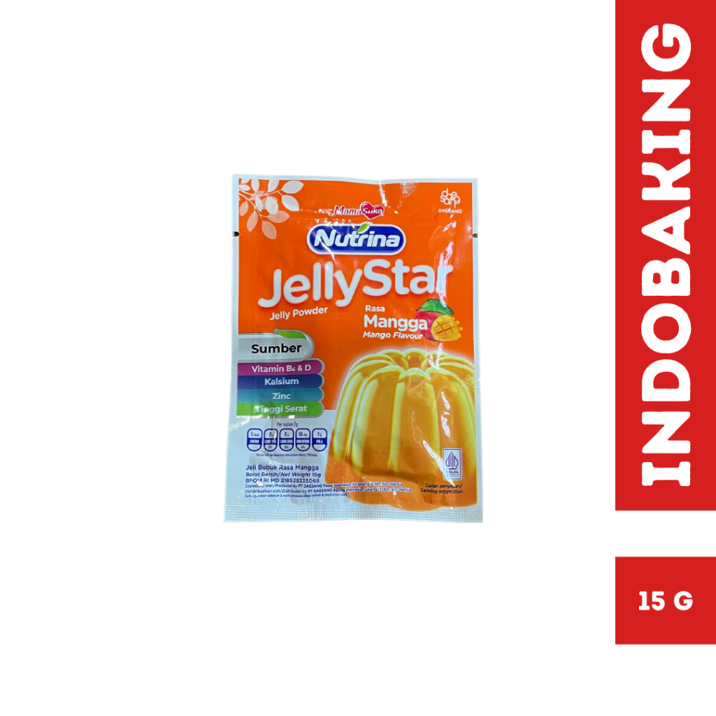 Jual MamaSuka Nutrina Jellystar Bubuk Jelly Agar-Agar Aneka Rasa 15g ...