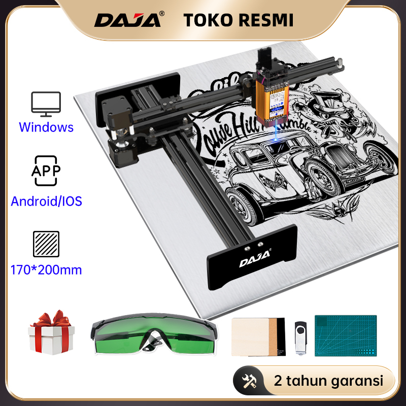 Jual DAJA D2 30W Mesin Ukiran Laser untuk Kayu Stainless Steel Kaca ...