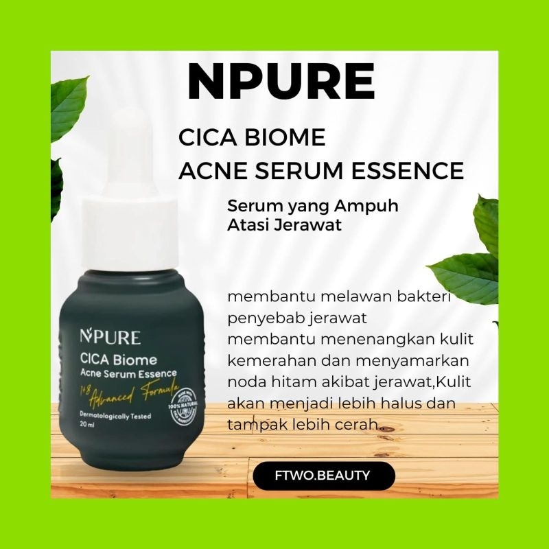 Jual NPURE Cica Biome Acne Serum Essence | Shopee Indonesia