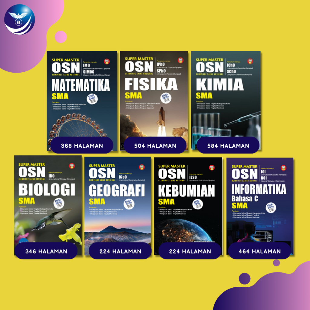 Jual Buku Super Master OSN (Olimpiade Sains Nasional) SMA | Shopee Indonesia