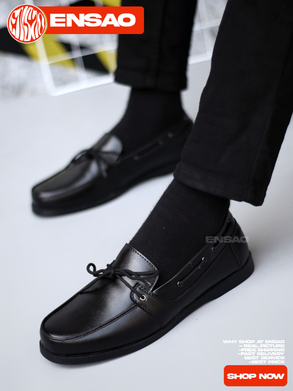 Jual Sepatu Pantofel Slop Hitam Pria Formal Casual Kerja Pria | Shopee ...