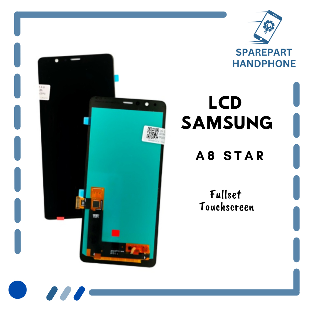 Jual LCD Samsung A8 Star Fullset Touchscreen | Shopee Indonesia