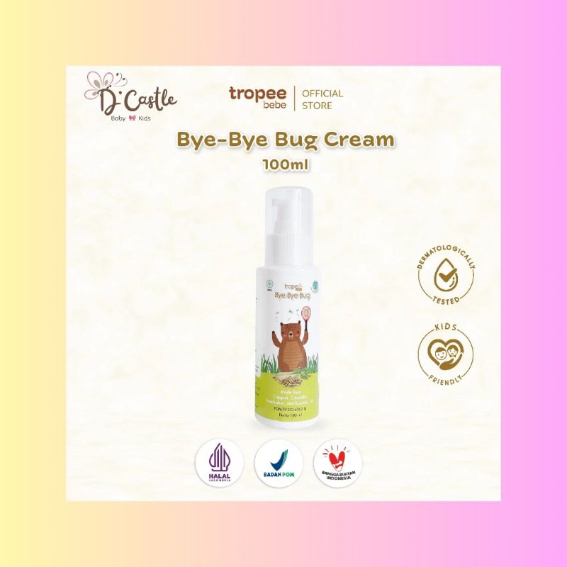 Jual Tropee Bebe - Bye Bye Bug Cream 100ml | Shopee Indonesia
