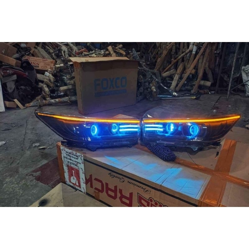 Jual Headlamp INNOVA REBORN Dobel Projie BILED+Alis Atas FULL Running ...
